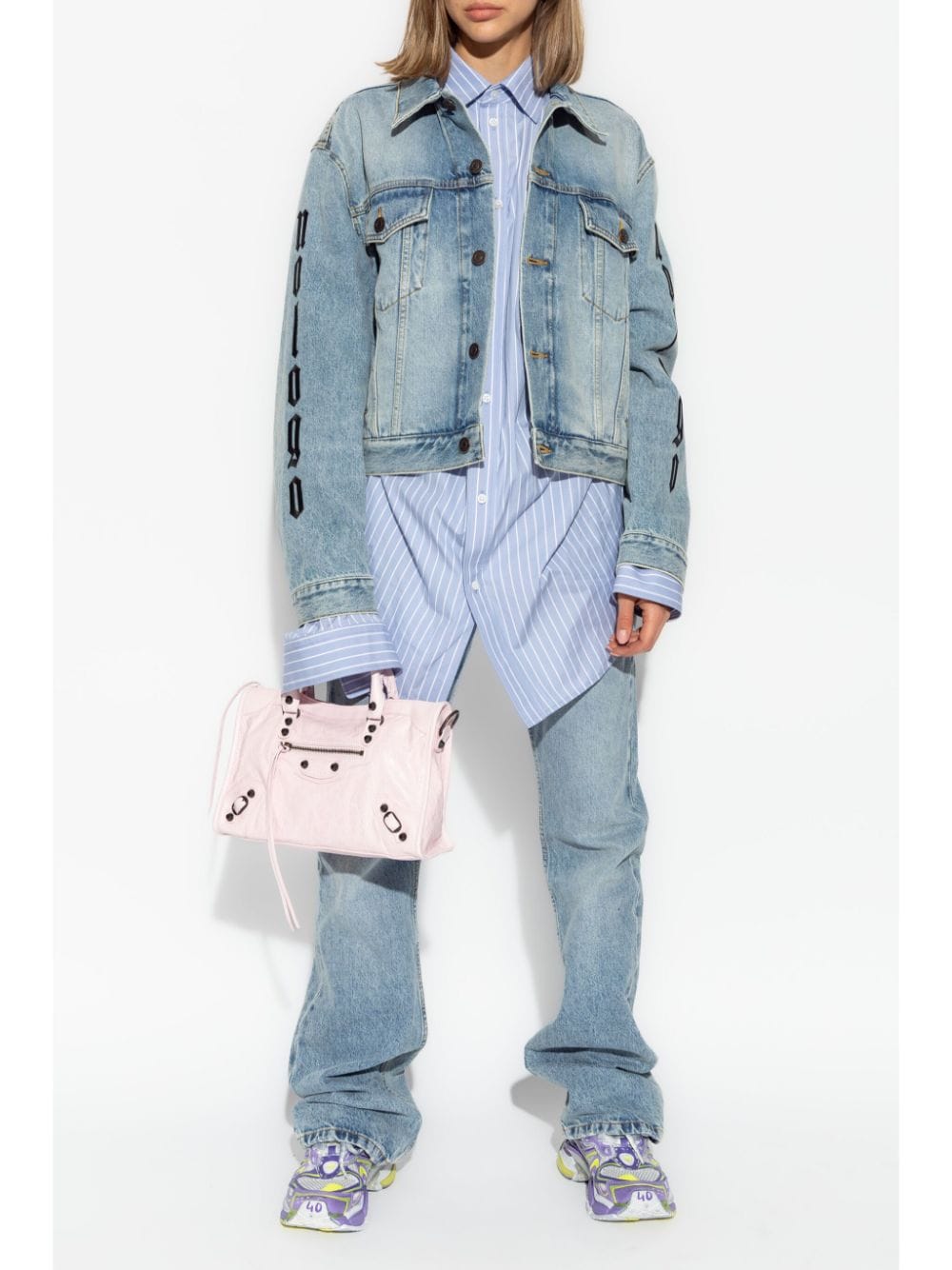 BALENCIAGA Balenciaga Washed Denim Trucker Jacket