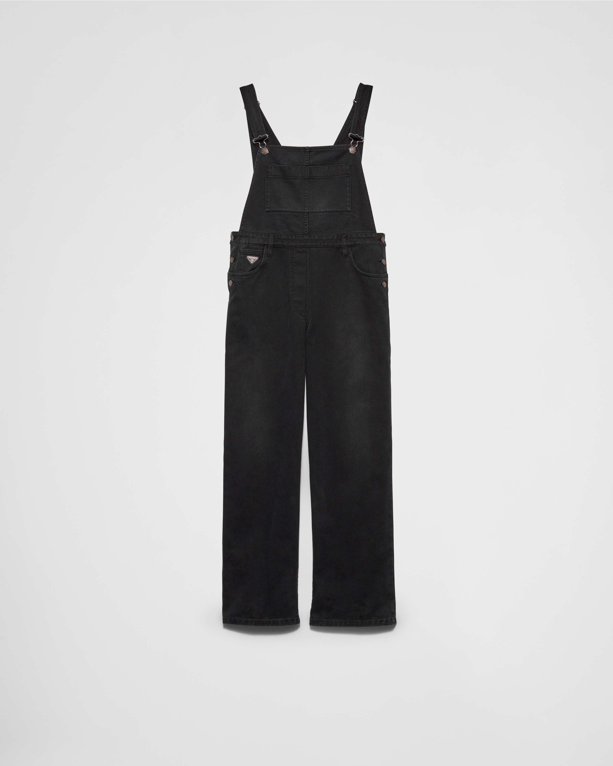PRADA オーバーオール　46 Prada Denim Overalls - Black | Editorialist