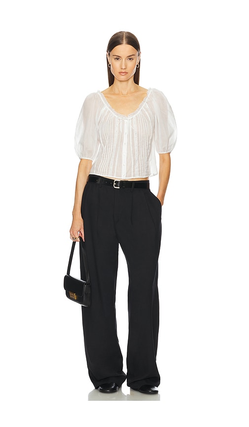 HELSA Voile Peasant Blouse
