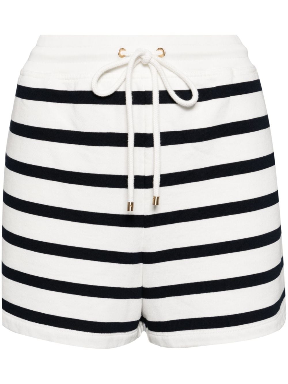 FRAME Striped Varsity Shorts