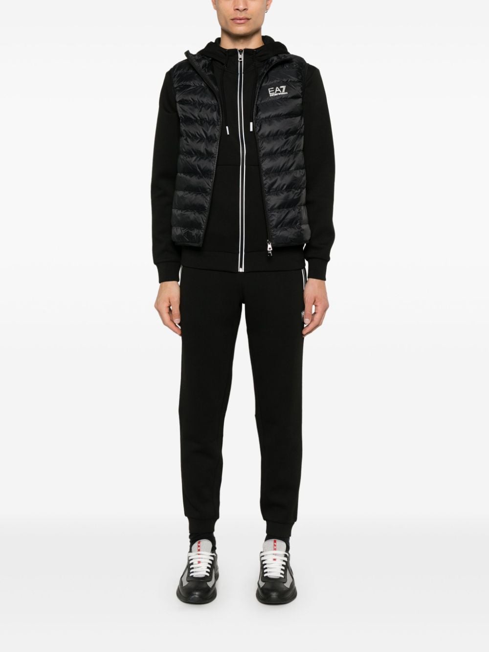 EA7 EA7 Emporio Armani Logo-Print Padded Gilet
