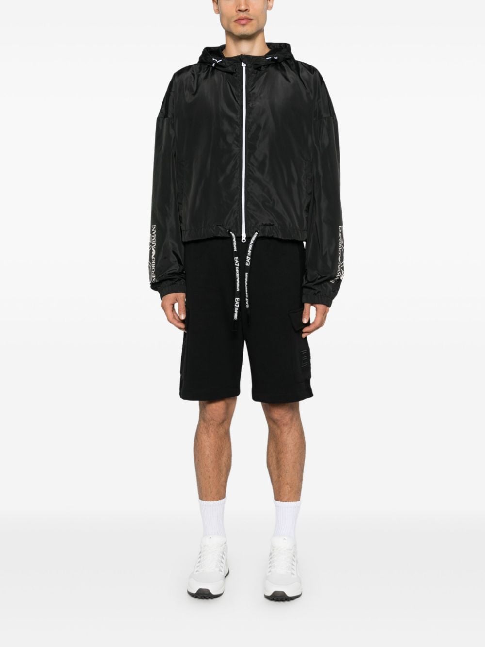 EA7 EA7 Emporio Armani Logo-Print Jacket