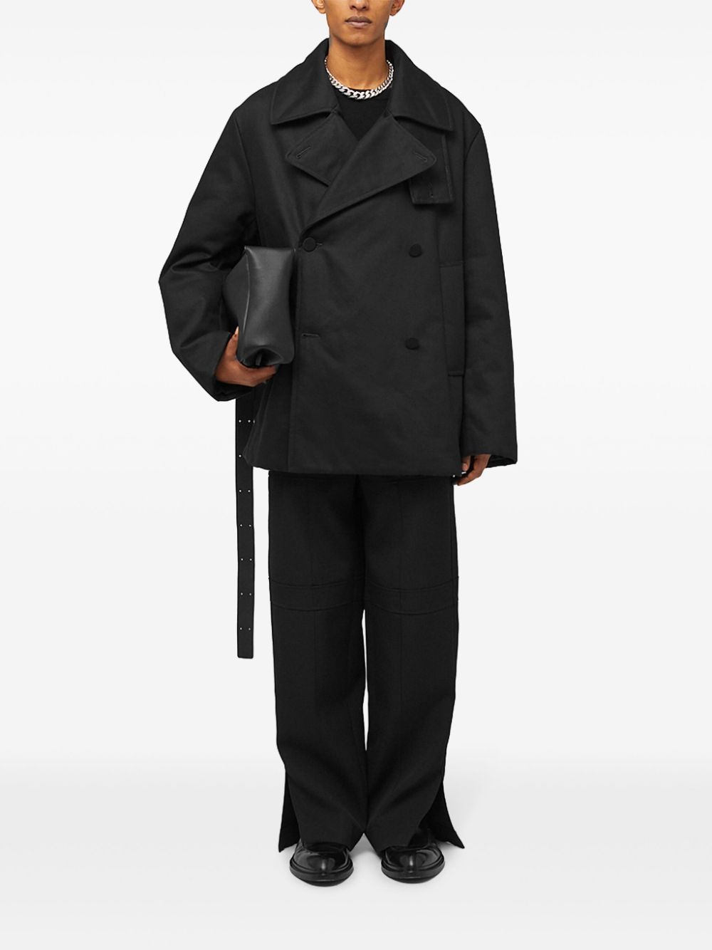 JIL SANDER Jil Sander Double-Breasted Cotton Coat