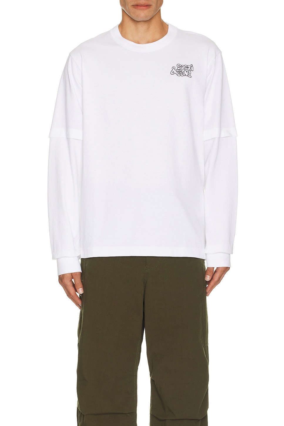 Sacai Gonz One Love T-Shirt In White - 75% Off | Editorialist