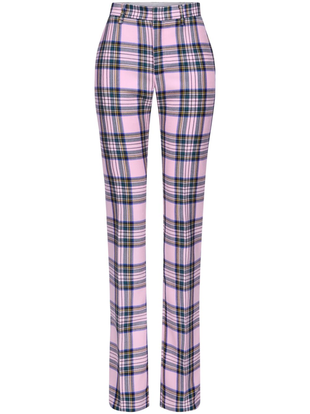 pink plaid dress pants Men's Slim Fit Checkered Dress Pants: Hot Pink Poly Rayon Blend