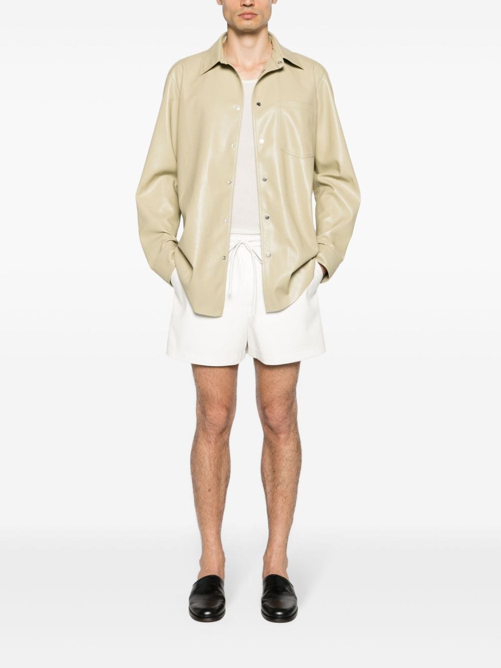 NANUSHKA long-sleeve recycled-polyester shirt