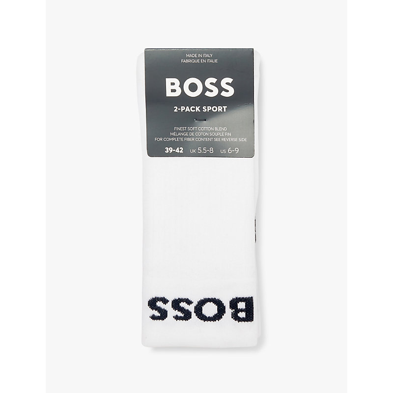 BOSS active slim-fit t-shirt with sleeve stripes