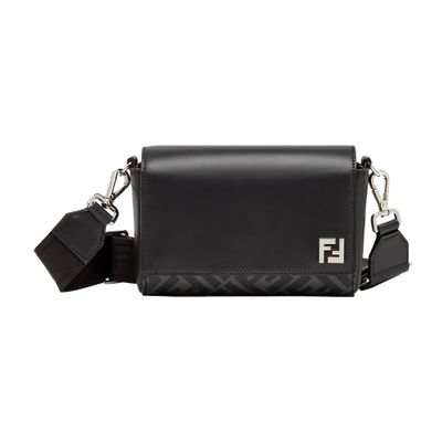 Fendi Ff Squared Compact Bag - Black | Editorialist