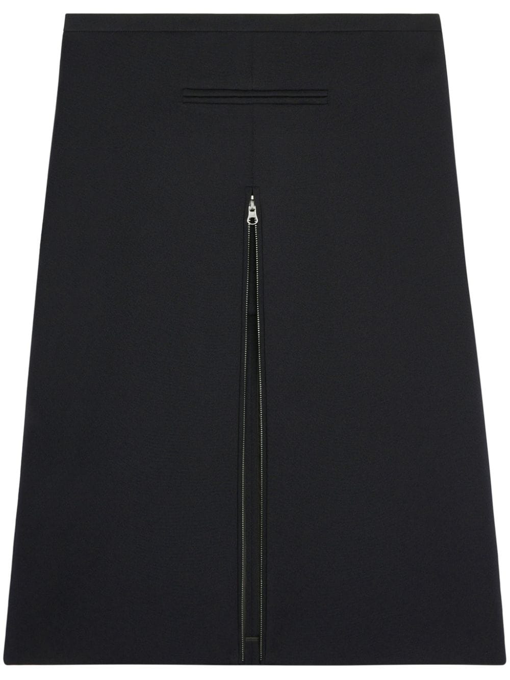 COURREGES Courrèges Zip-Detail Twill Midi Skirt