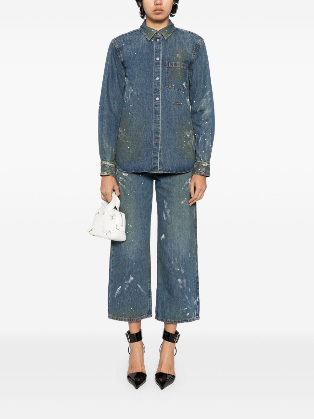 HELMUT LANG Helmut Lang Painted Denim Shirt