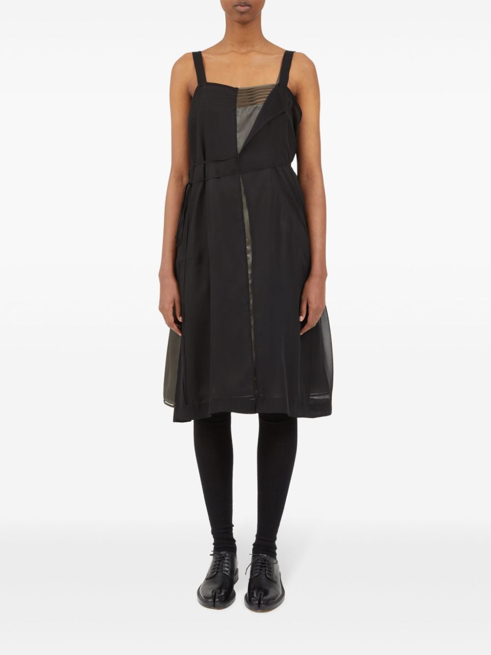 MAISON MARGIELA Maison Margiela Embroidered-Logo Midi Dress