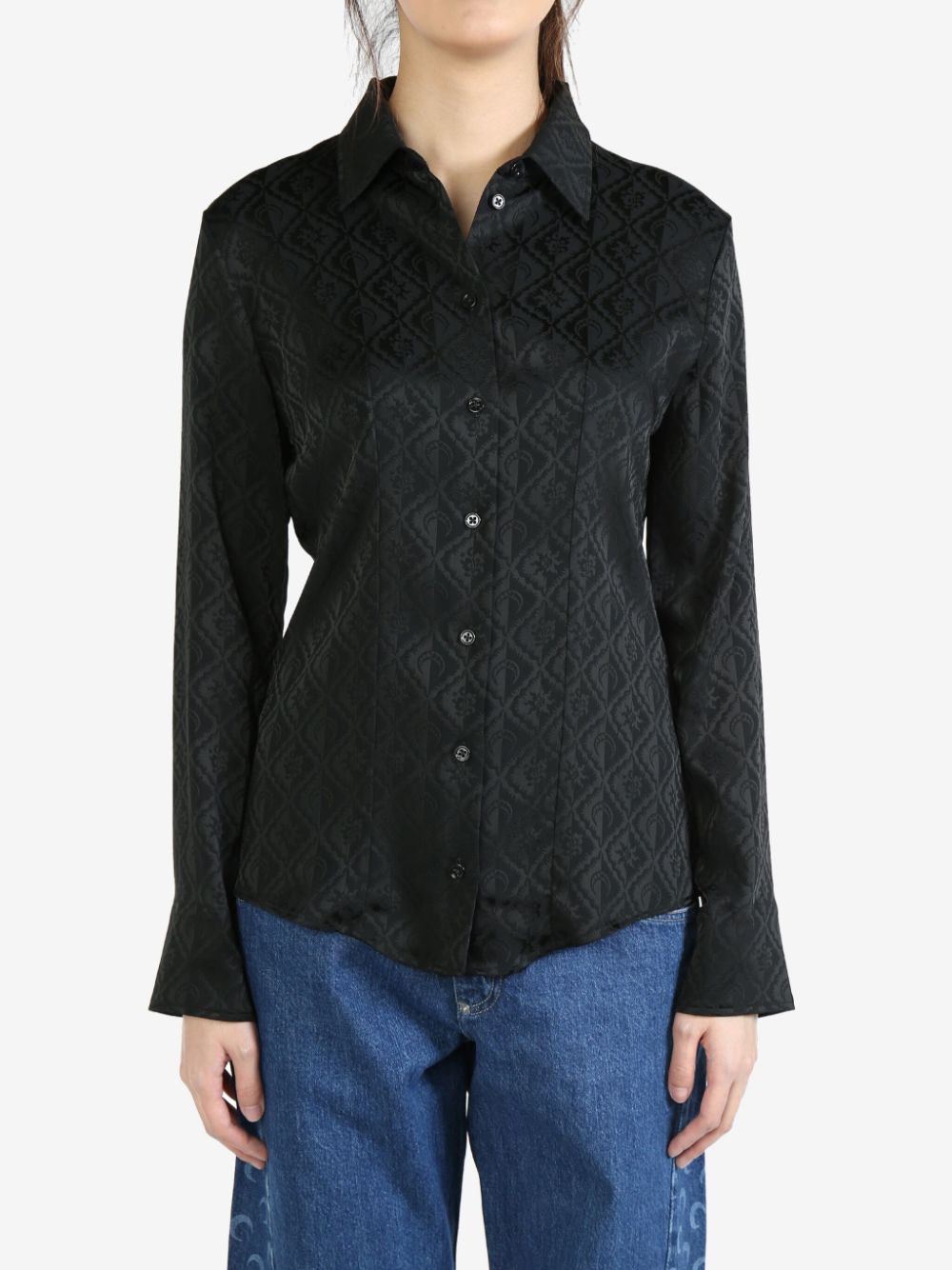 MARINE SERRE Marine Serre Moon Diamant Jacquard Shirt