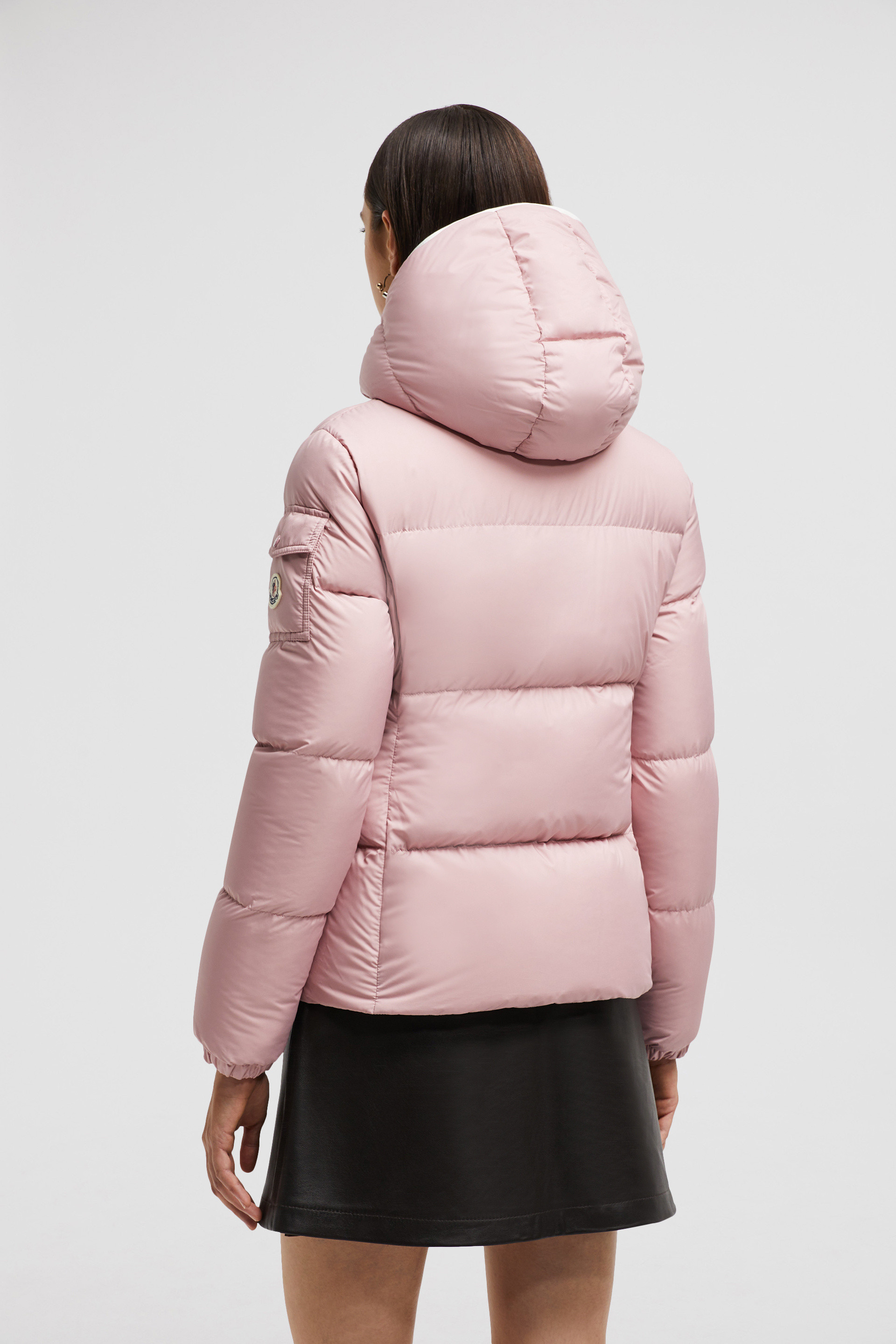 Moncler Fourmines Hooded Down Jacket - Pink | Editorialist