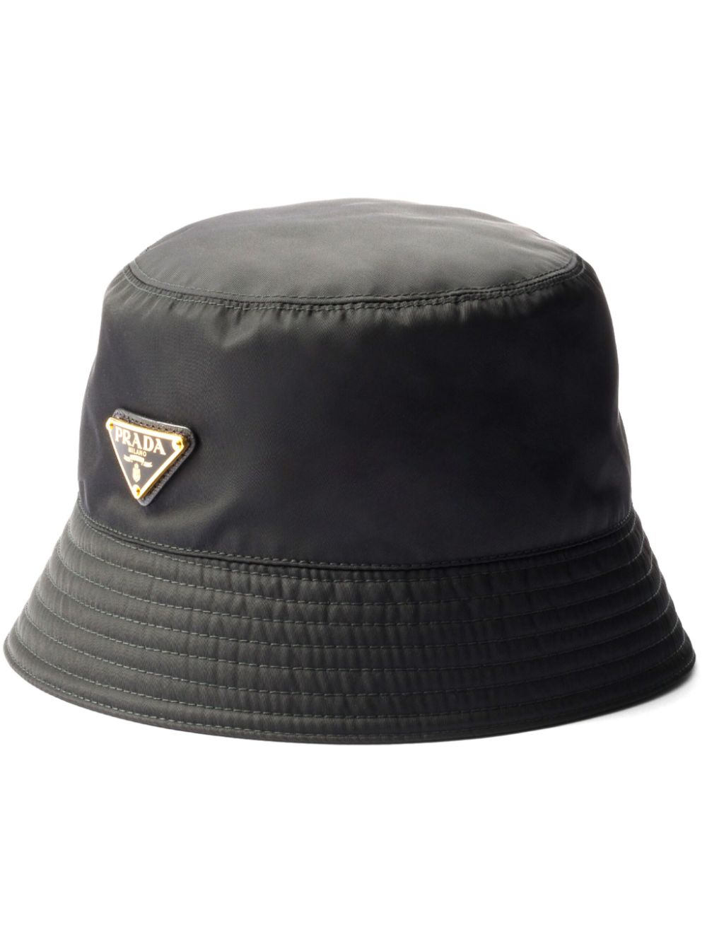 Prada Re-Nylon Bucket Hat - Black | Editorialist display picture 1