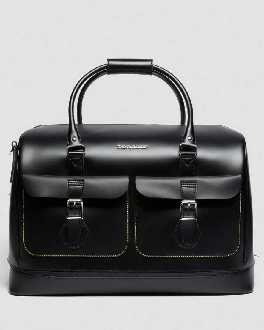S*N様 【国内未発売】Dr.martens Weekender Bagドクター Dr. Martens Smooth Leather Weekender Bag - Black | Editorialist