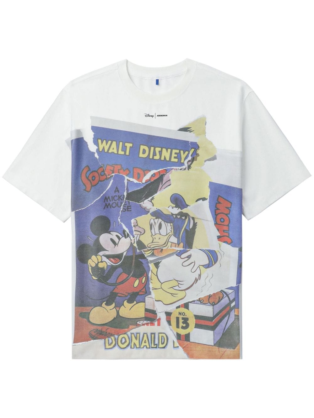 Ader Error X Diney Mickey And Donald T-Hirt - White