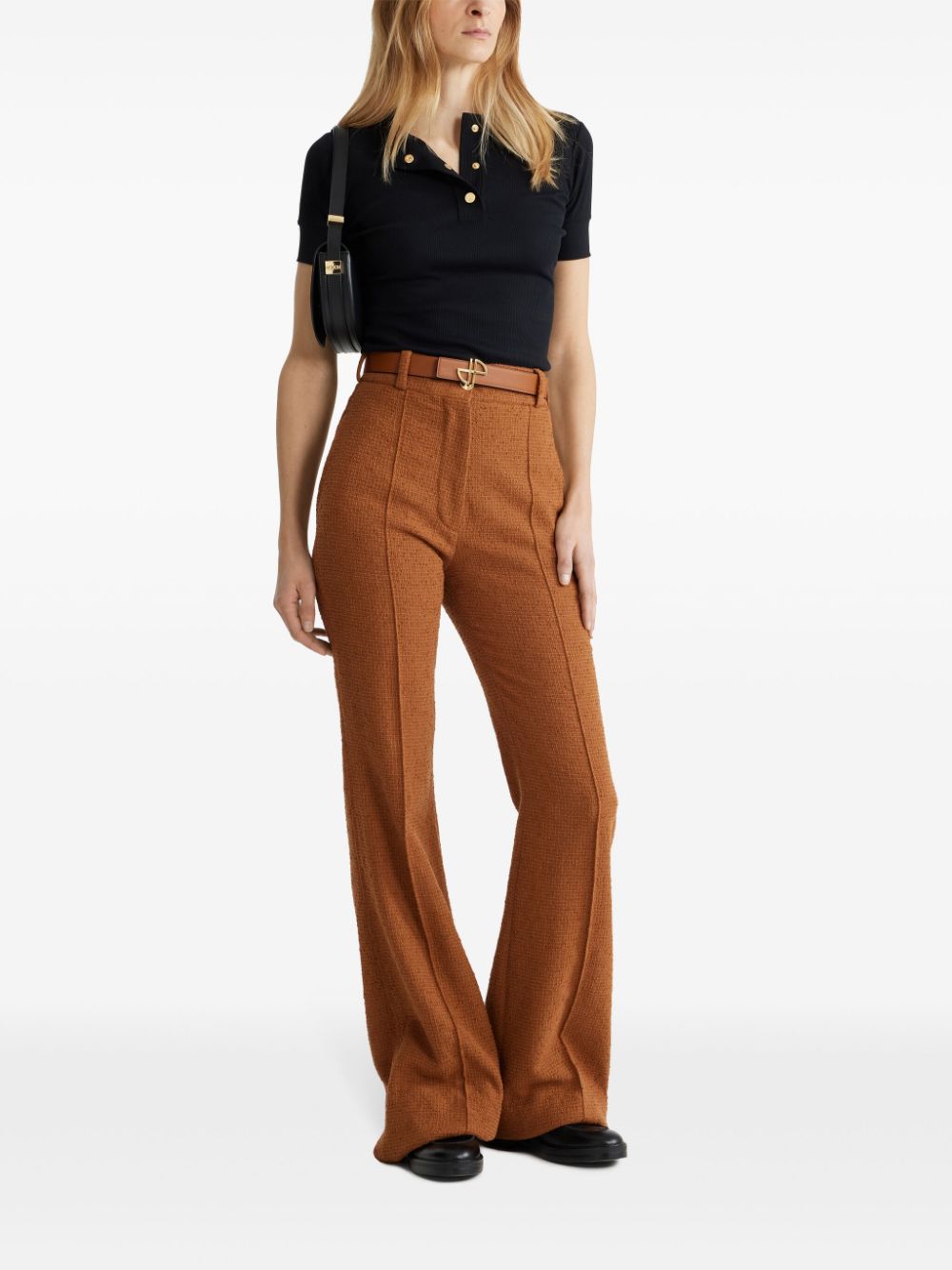 PATOU Patou Tweed Flared Trousers