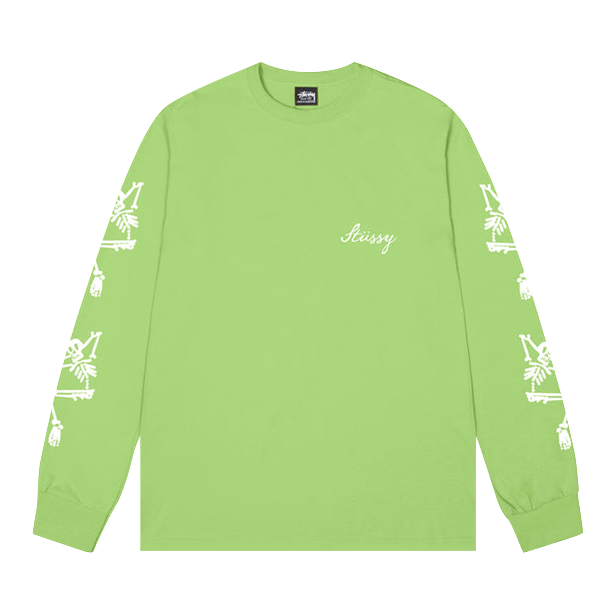 StüSsy Paradise Lost Long-Sleeve Tee - Green | Editorialist