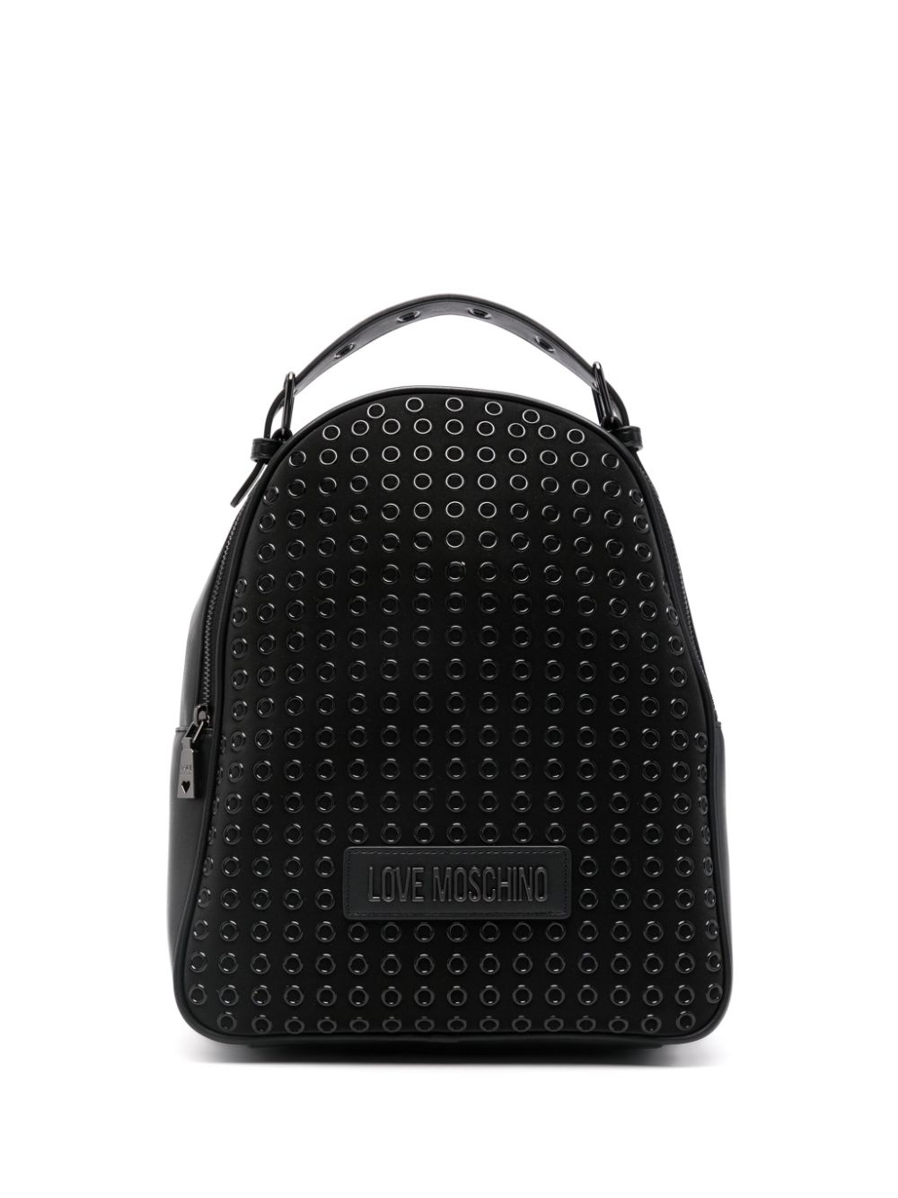 Moschino Embossed Backpack - Black | Editorialist display picture 3