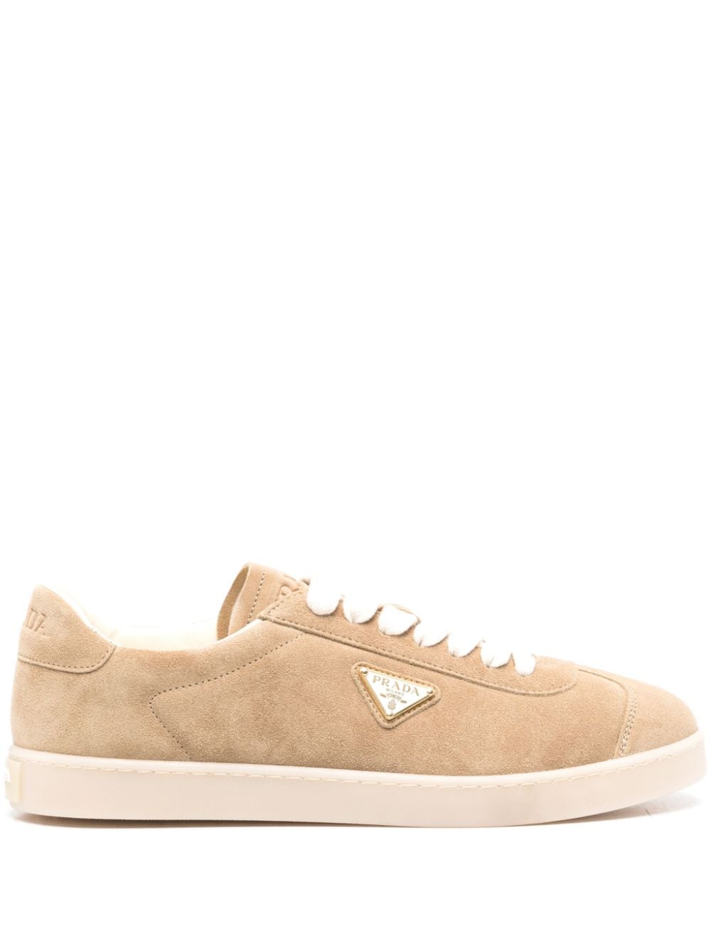PRADA Mens Lane Triangle Logo T Toe Suede Lace Up Low Top Sneakers Shoes nordstrom_prada_prada_lane_tri  main image 4