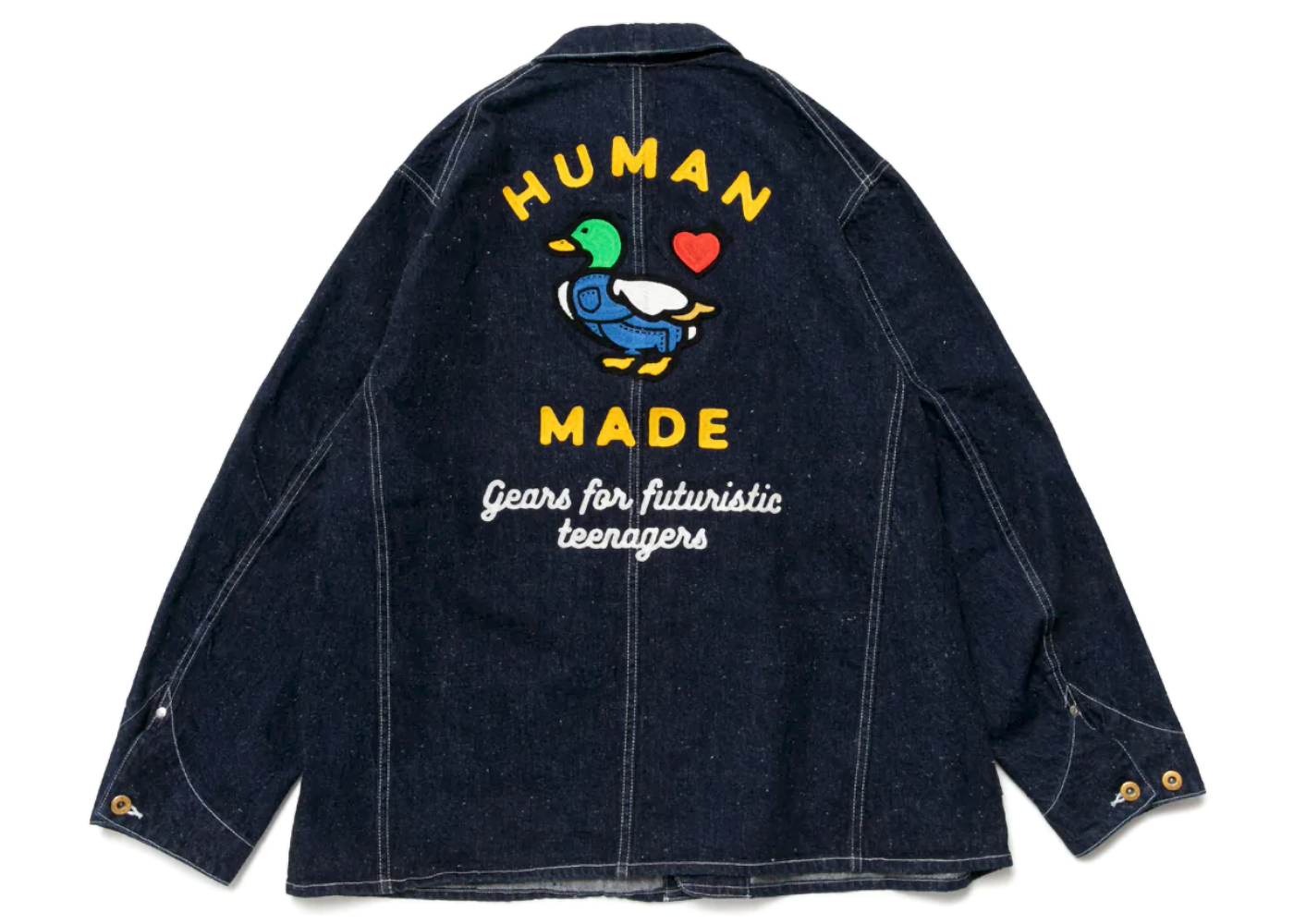 Human Made Denim Coverall Jacket - Indigo | Editorialist