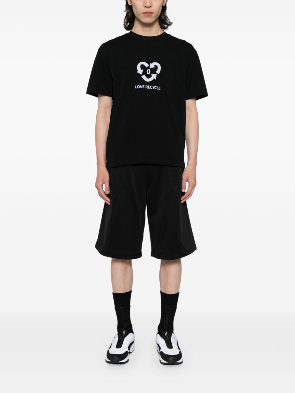 GROUND ZERO Ground Zero Slogan-Print Cotton T-Shirt