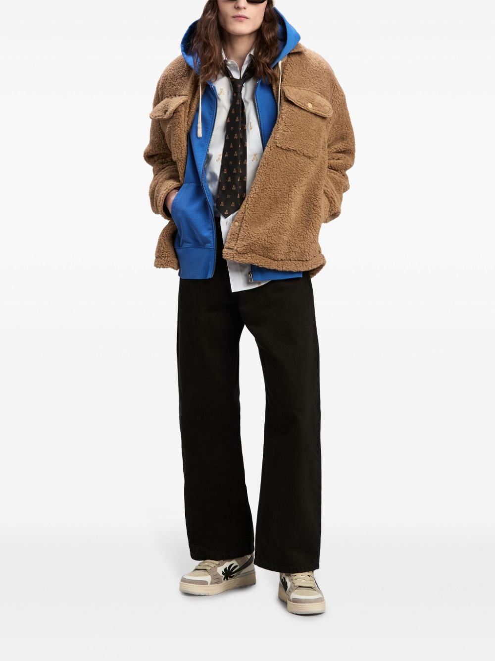 PALM ANGELS bear in mind shirt jacket