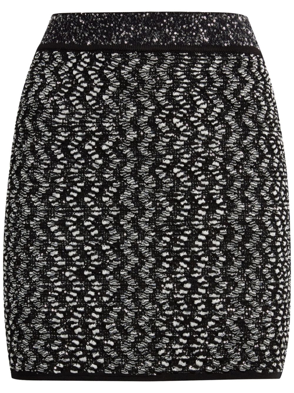 MISSONI Missoni Zigzag Lamé Mini Skirt