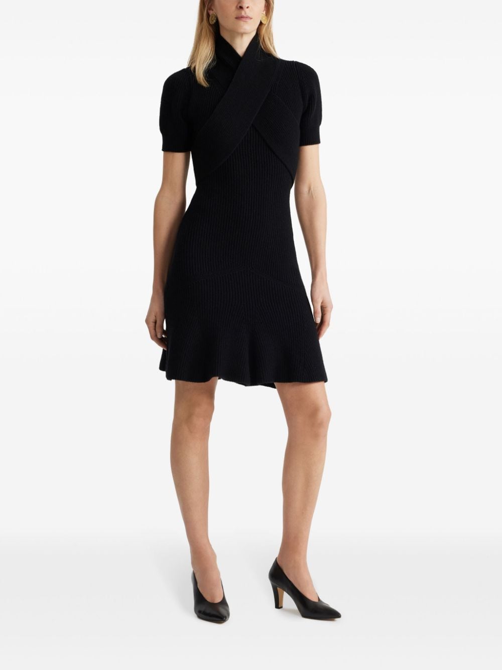 PATOU Patou Wrap Mini Dress