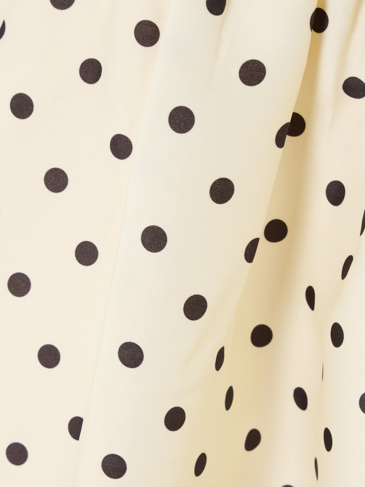Self-Portrait Polka-Dot Taffeta Midi Dress In Cream - 40% Off | Editorialist