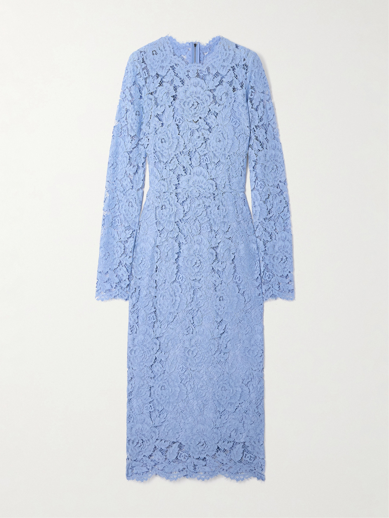dolce and gabbana light blue lace dress Dolce & Gabbana A-Line Dress, Blue / 40 main image 0
