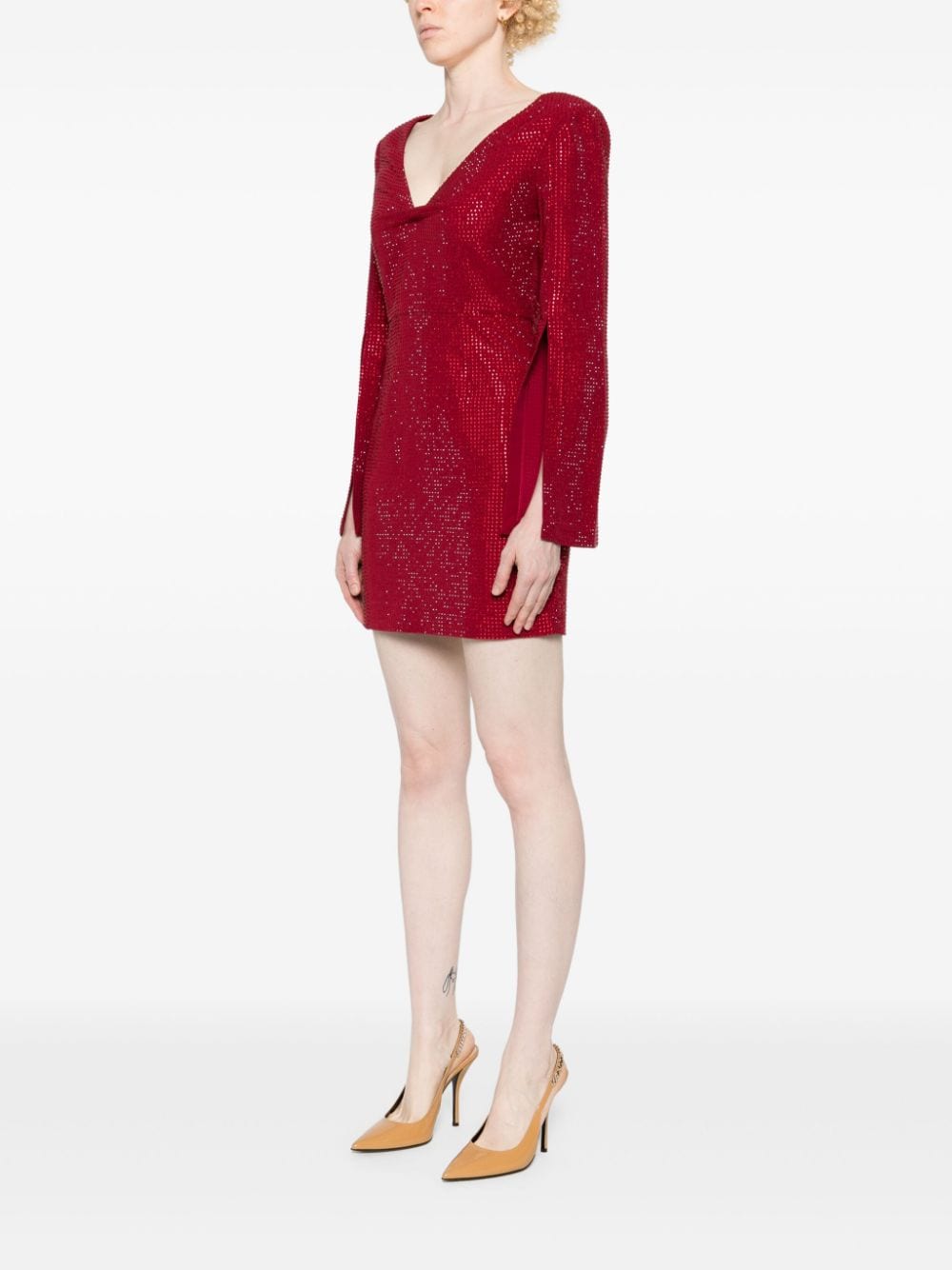 ROLAND MOURET Roland Mouret Rhinestone-Embellished Mini Dress