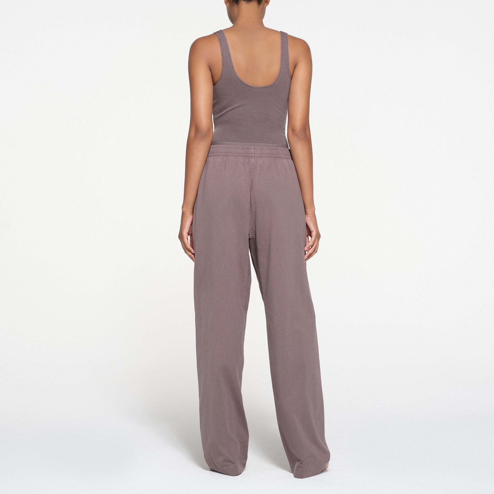 Skims Outdoor Jersey Double Waistband Pant - Zinc | Editorialist