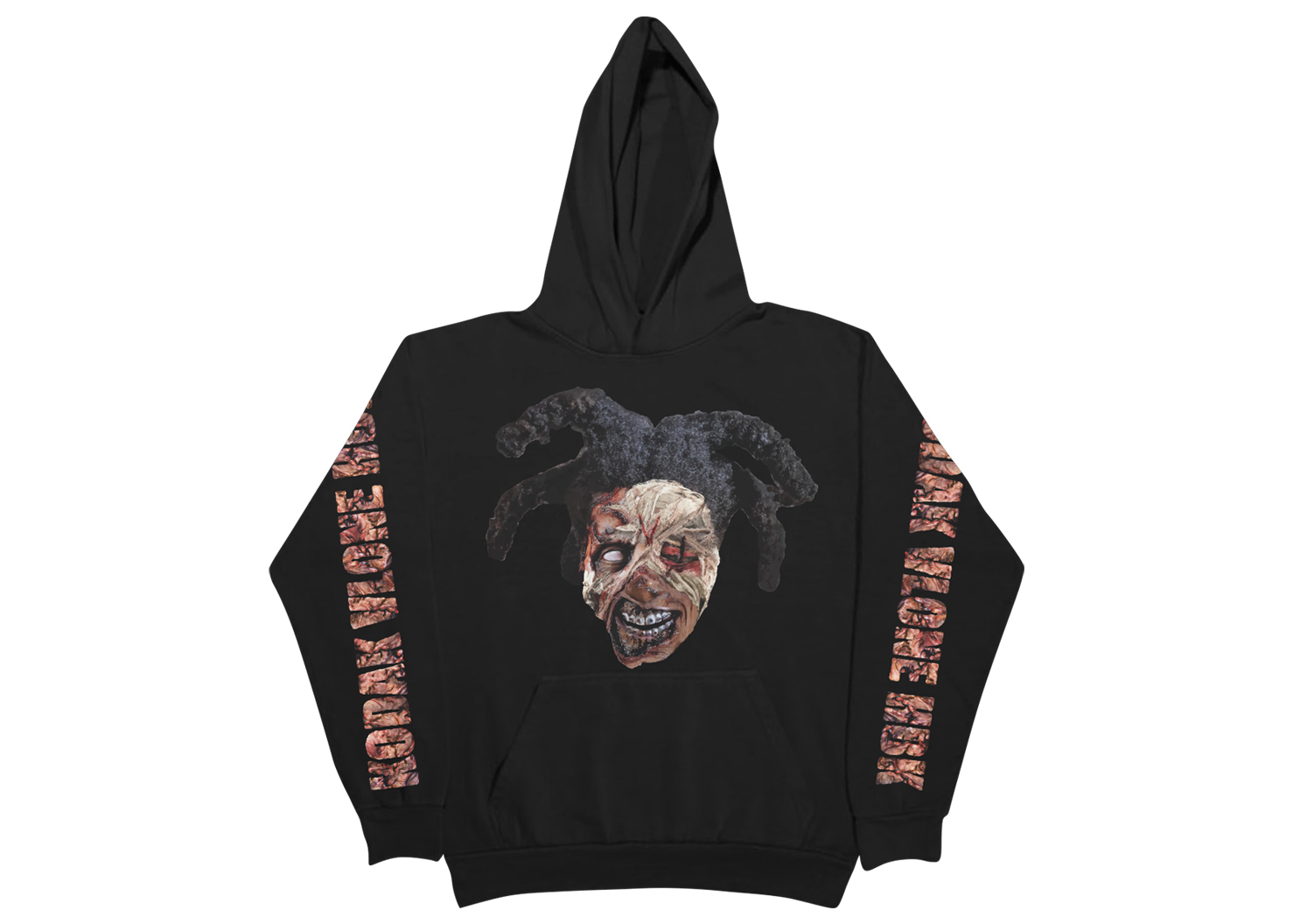 SAINT MXXXXXX X Vlone Hoodie - Black | Editorialist
