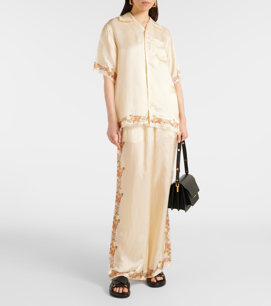 MARNI Marni Printed Satin Shirt