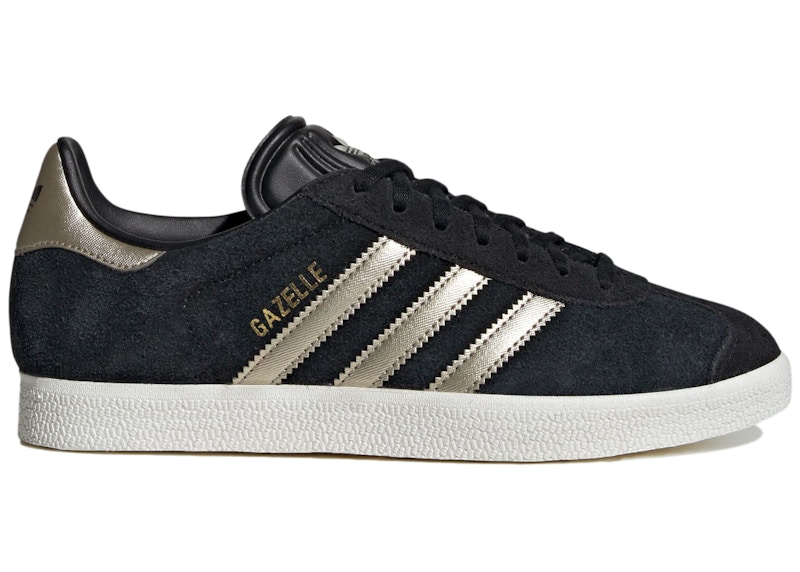 Adidas Gazelle Sneakers - Core Black/Cyber Metallic/Cloud White | Editorialist Adidas Gazelle Sneakers - Core Black/Cyber Metallic/Cloud White | Editorialist