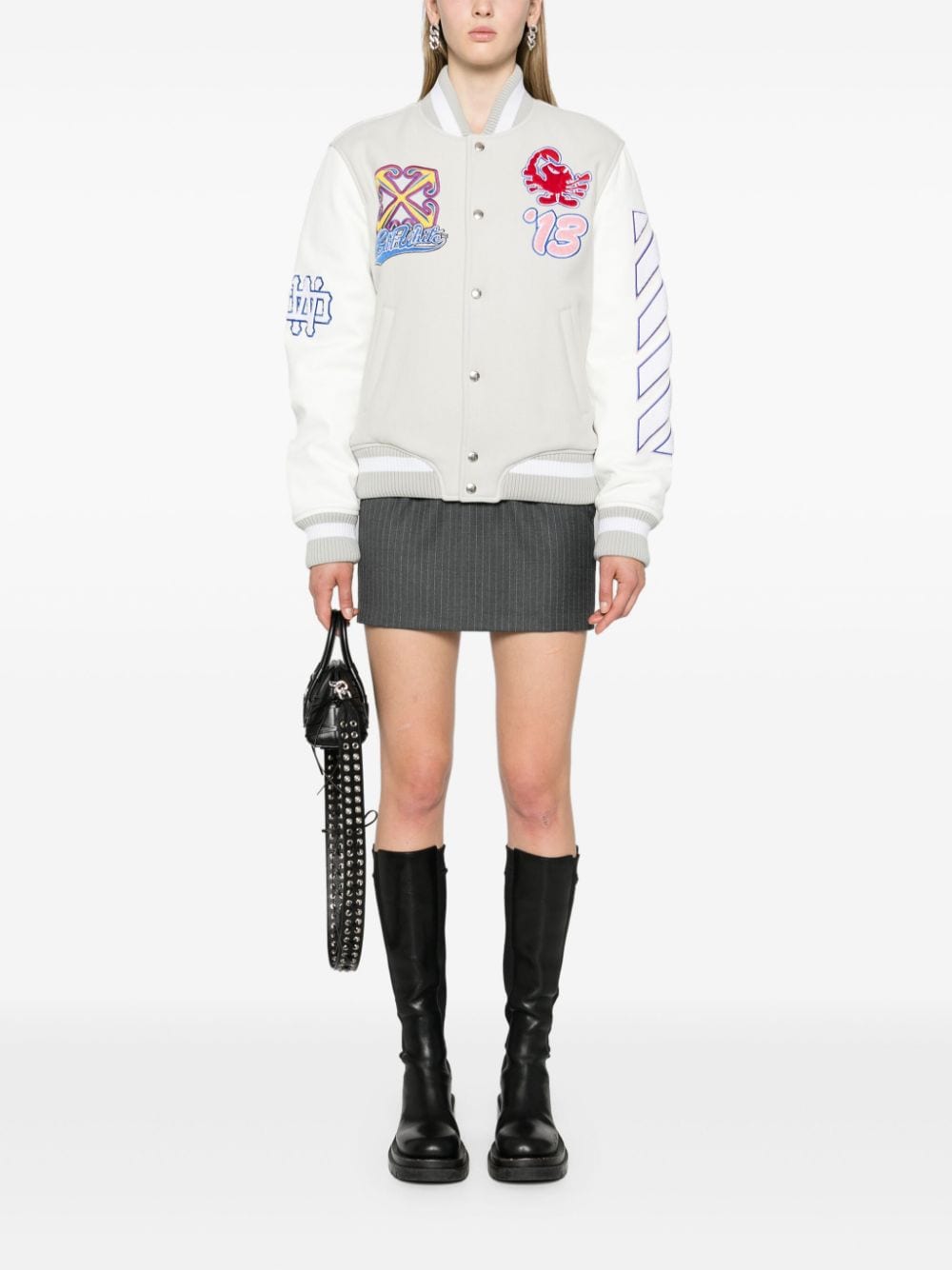OFF-WHITE Off-White Varsity Bomber Jacket