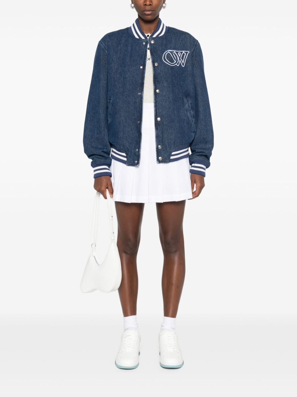 OFF-WHITE Off-White Logo-Embroidered Jacket