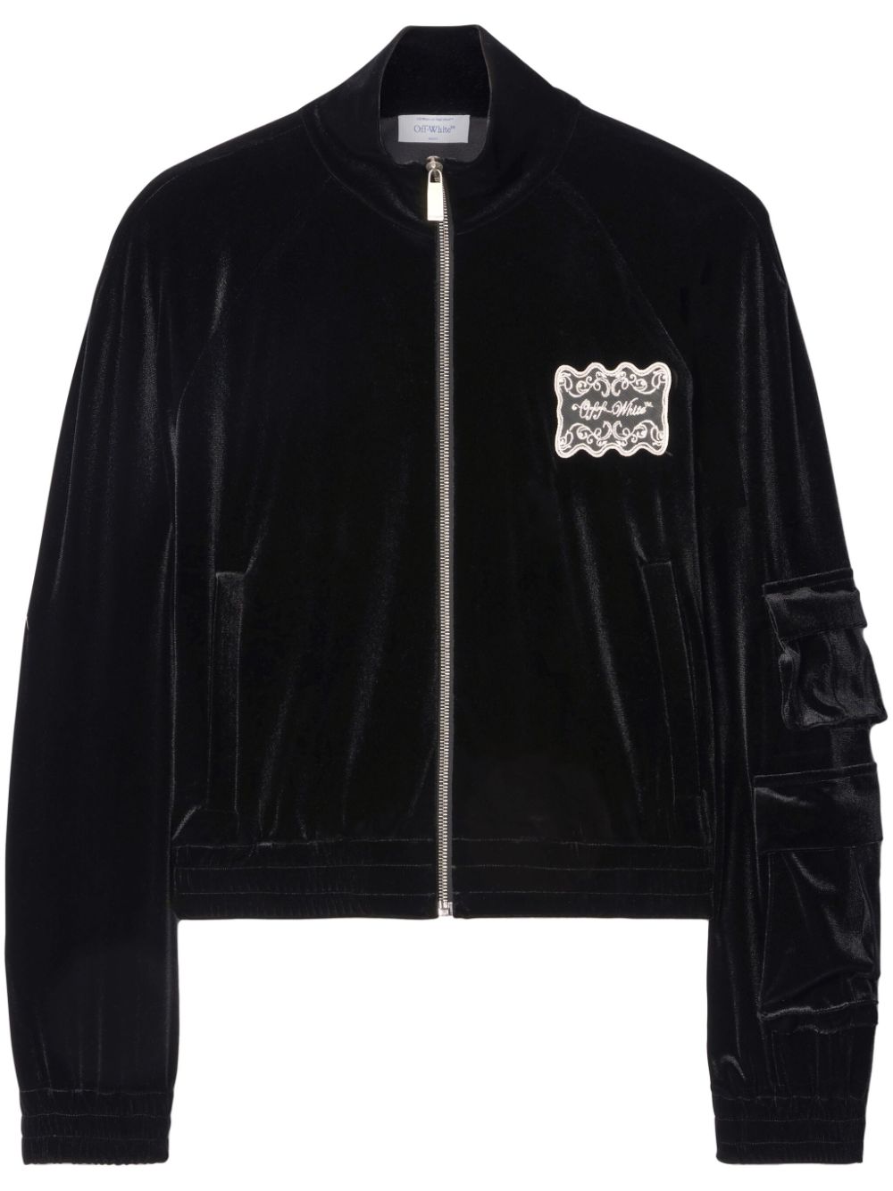 OFF-WHITE Off-White Lace-Detailing Track Jacket
