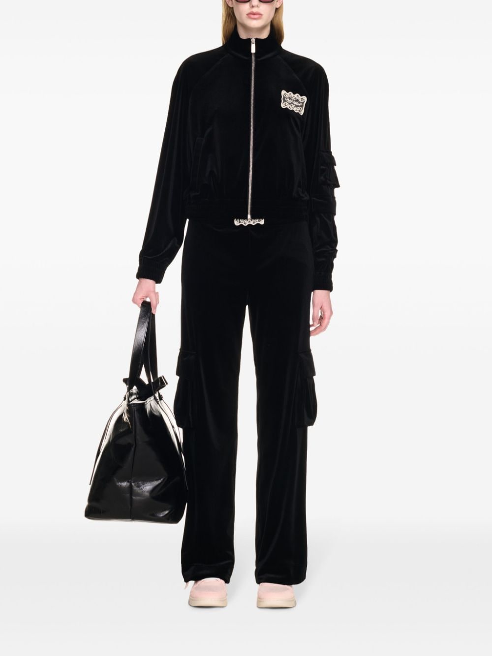 OFF-WHITE Off-White Lace-Detailing Track Jacket