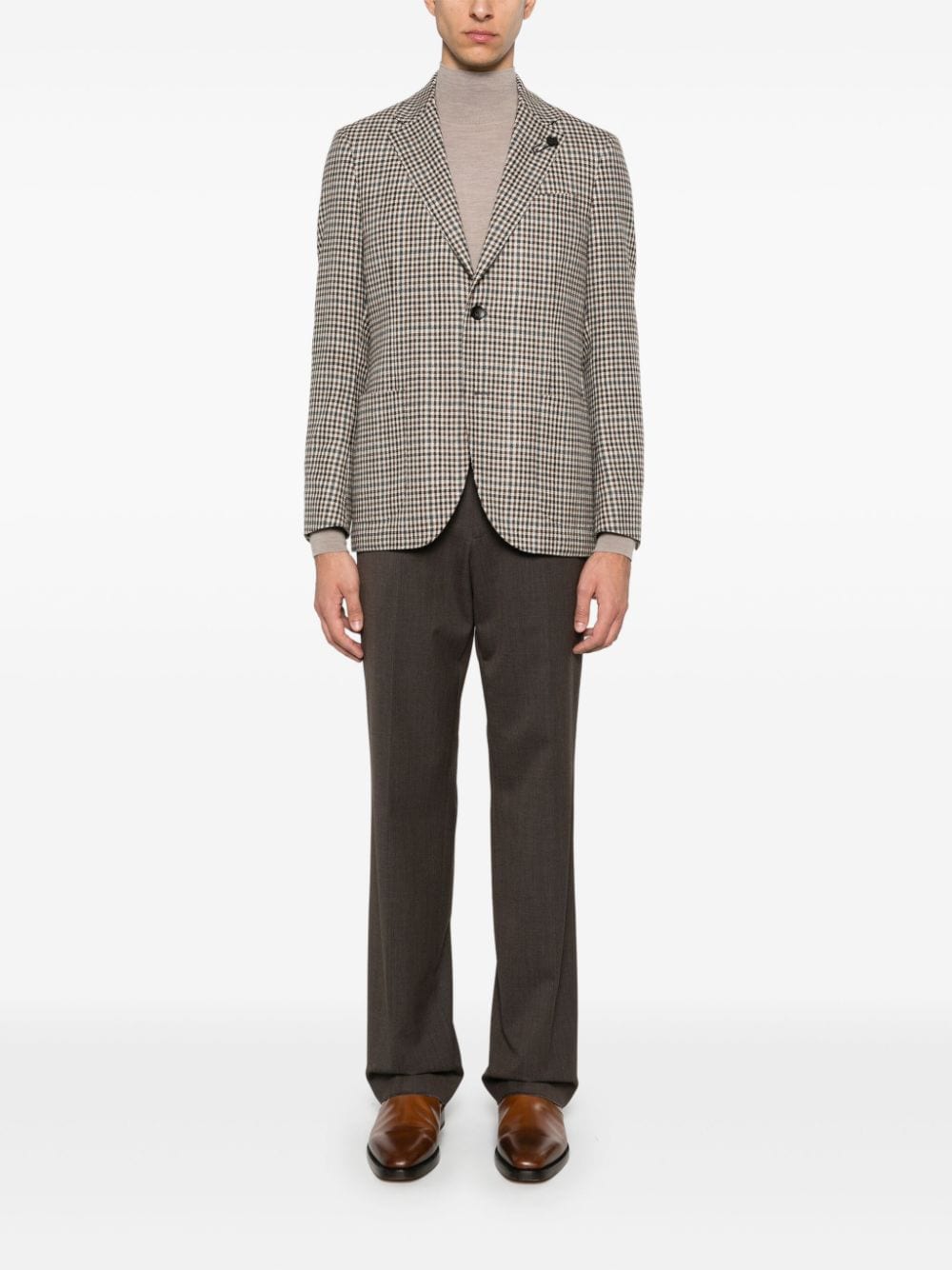 LARDINI Lardini Brooch-Detail Blazer