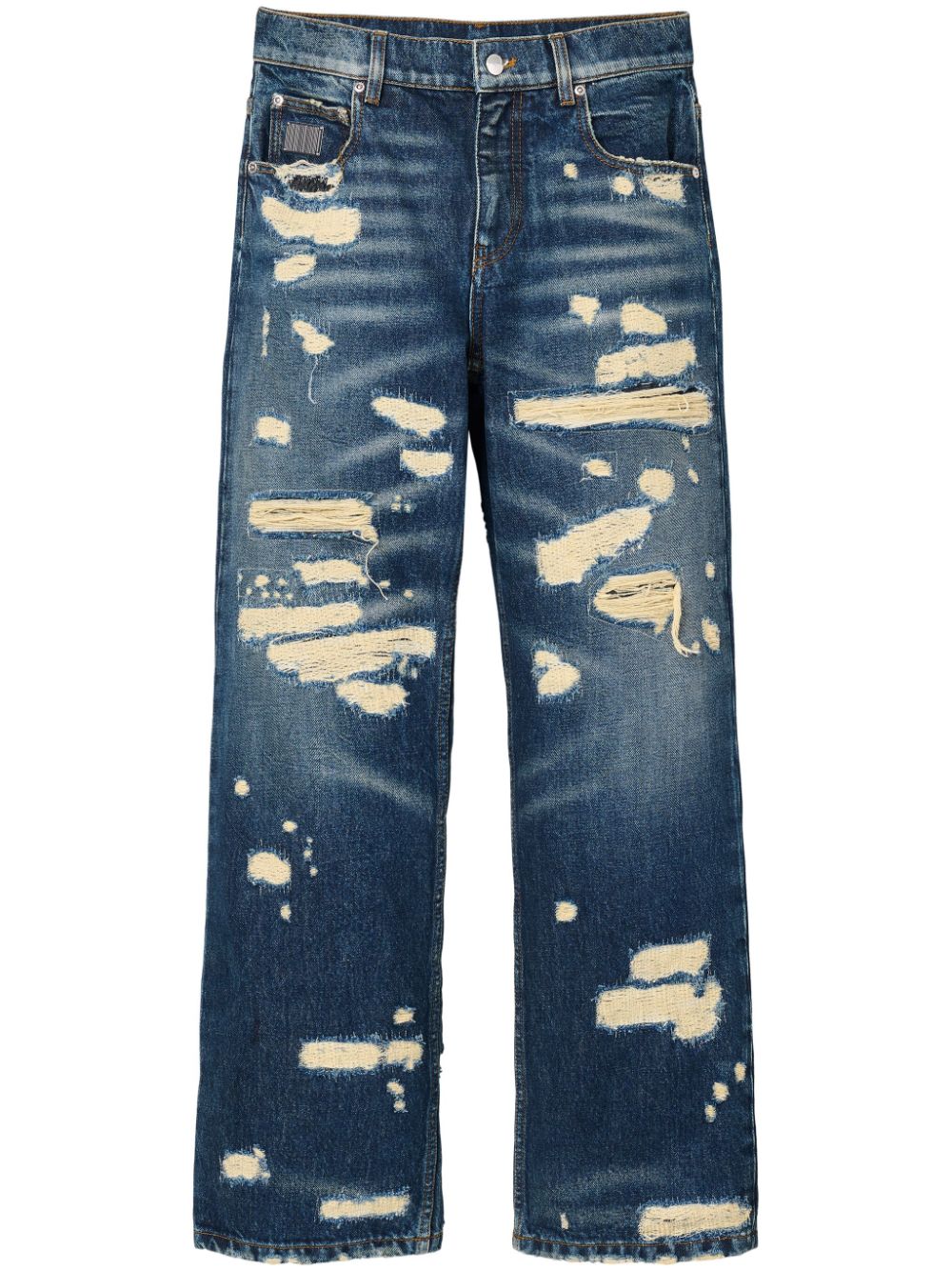 MARC JACOBS Marc Jacobs Distressed Straight-Leg Jeans