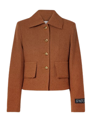 PATOU Patou Wool-Blend Tweed Jacket