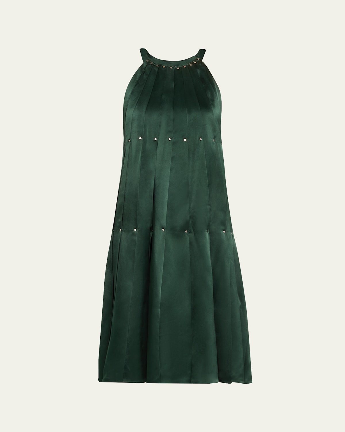 burberry halter dress Halter Ruched Ruffle Maxi Dress – KELINA main image 1