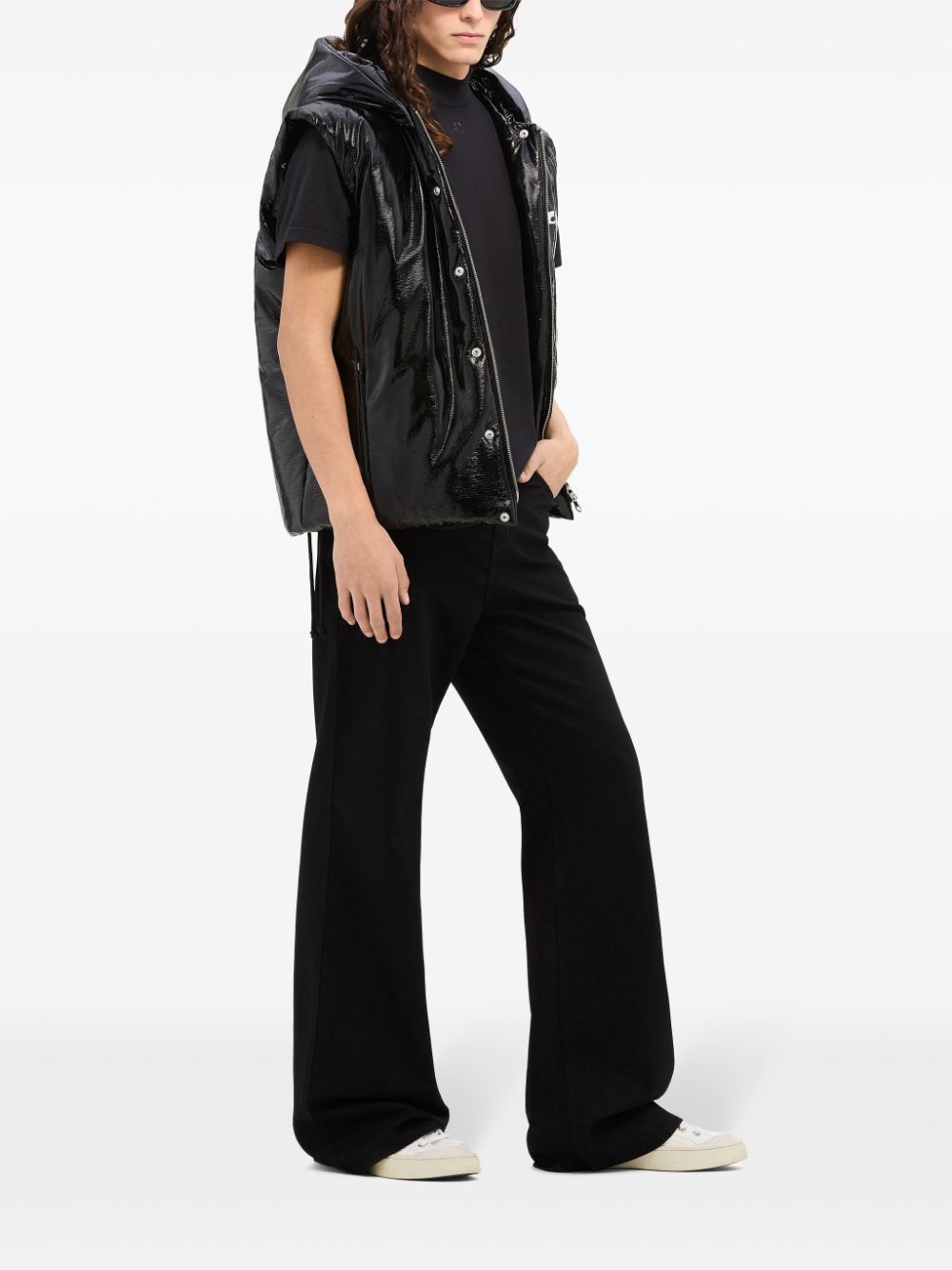 COURREGES Courrèges Sleeveless Vinyl Puffer Jacket