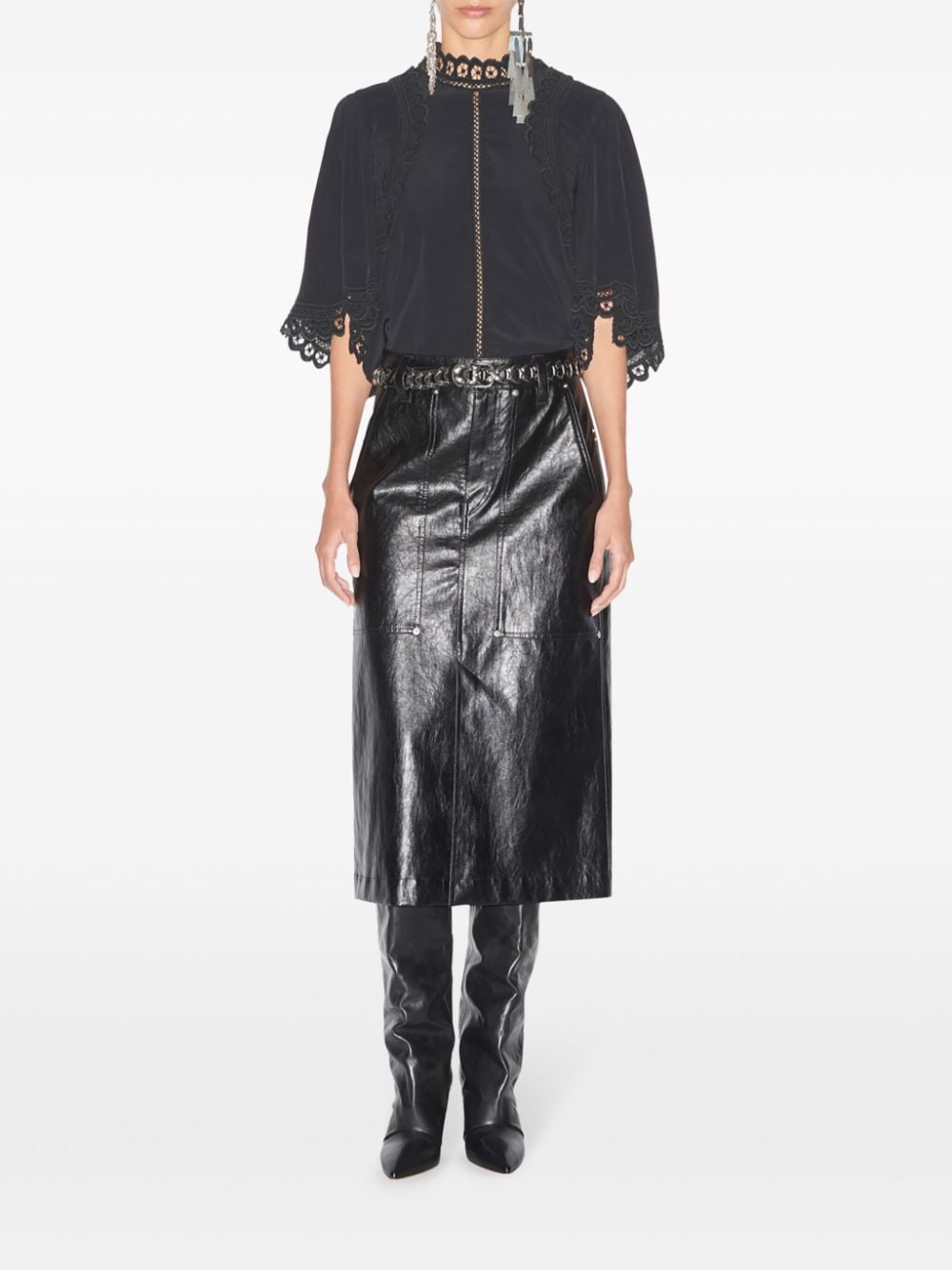 MARANT ETOILE MARANT ÉTOILE Angele Midi Skirt