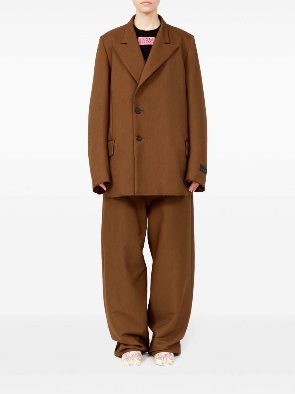 MAISON MARGIELA MM6 Maison Margiela Single-Breasted Blazer
