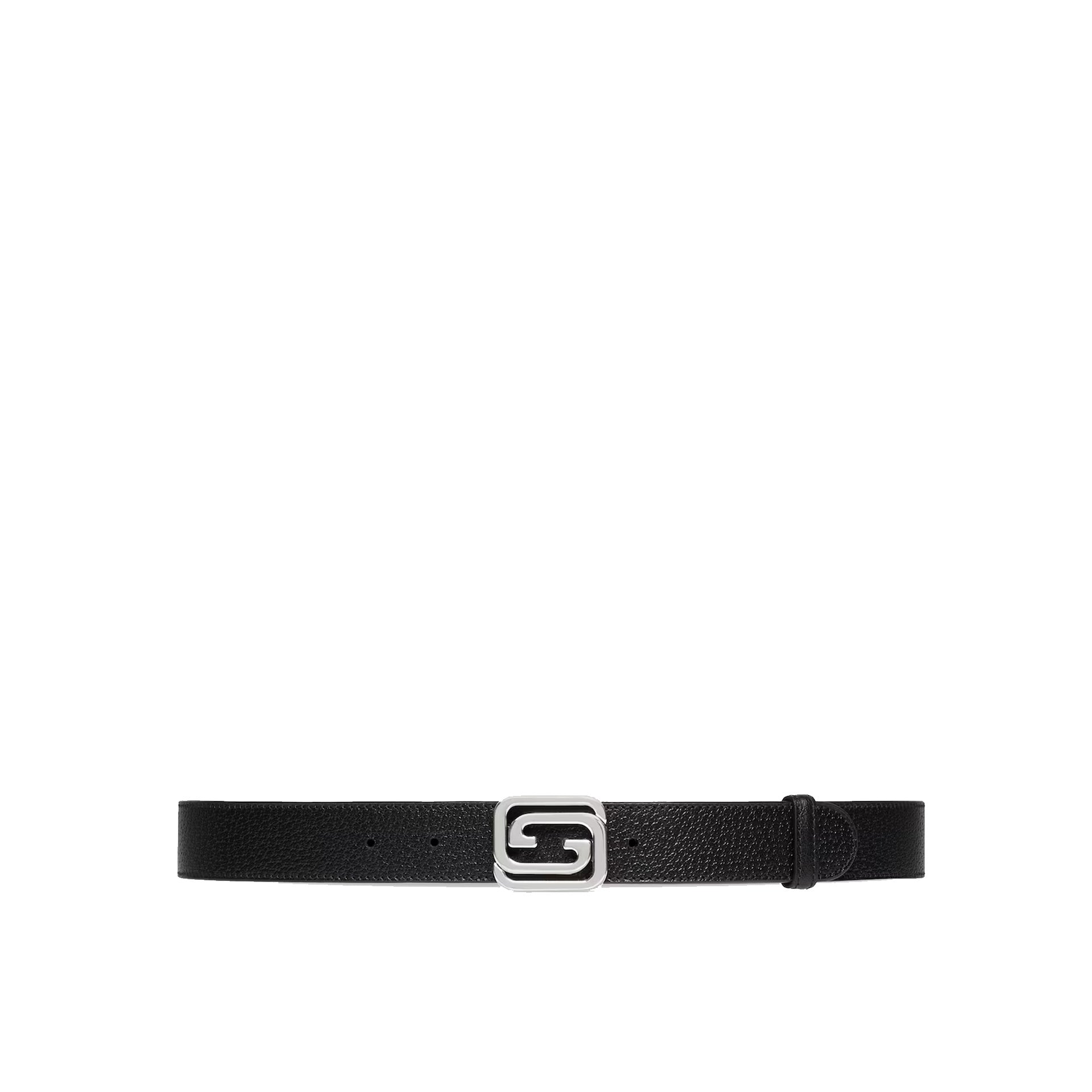 Gucci Reversible Leather Belt Square G Buckle,Made in Italy, 38.5” Gucci Reversible Square Gg Cross Belt - Black | Editorialist main image 3