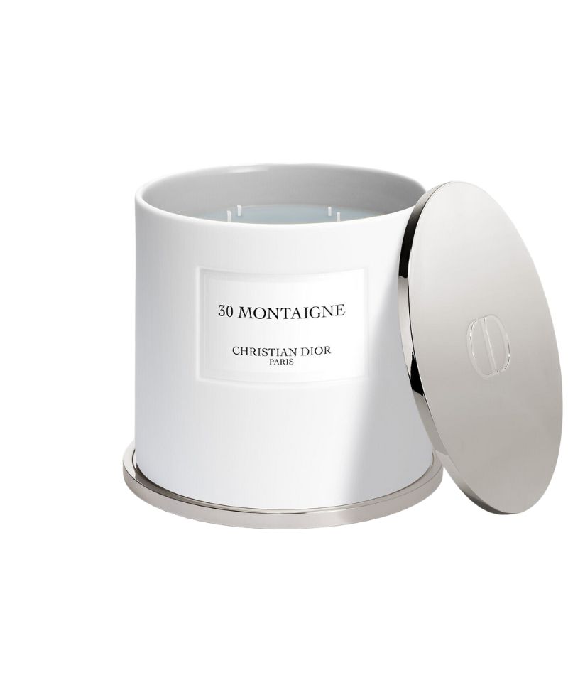 Dior 30 Montaigne Giant Candle - White | Editorialist