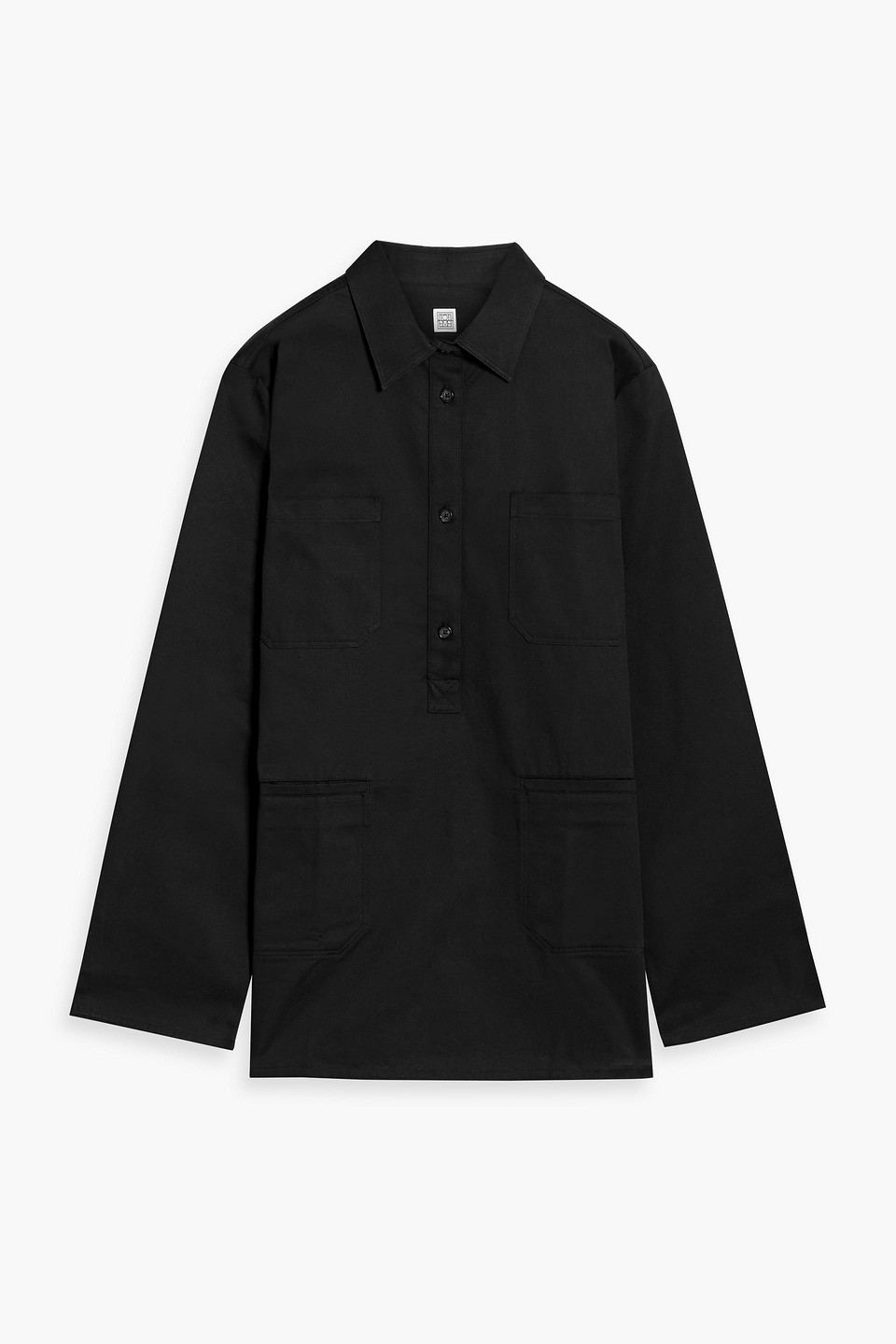 Acne Studios Cotton-Twill Shirt In Black - 75% Off | Editorialist